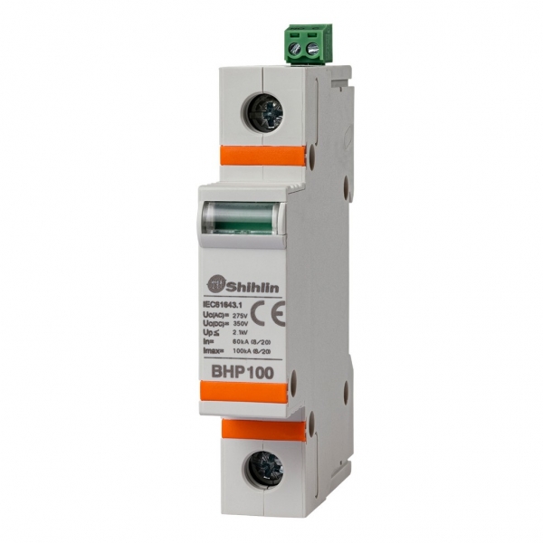 Chống Sét Lan Truyền 2P(1P+N) 100kA Shihlin - BHP-100